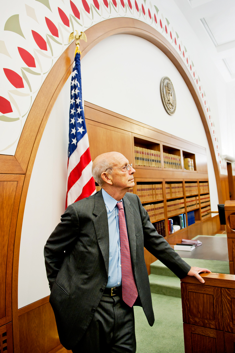 Supreme Court Justice Stephen Breyer for Metropolis Magazine in Boston ...